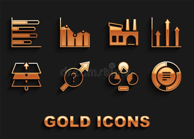 Set Arrow, Pie Chart Infographic, Layers, Factory, and Icon. Vector ... Set Arrow, Pie Chart Infographic, Layers, Factory, and Icon. Vector ...