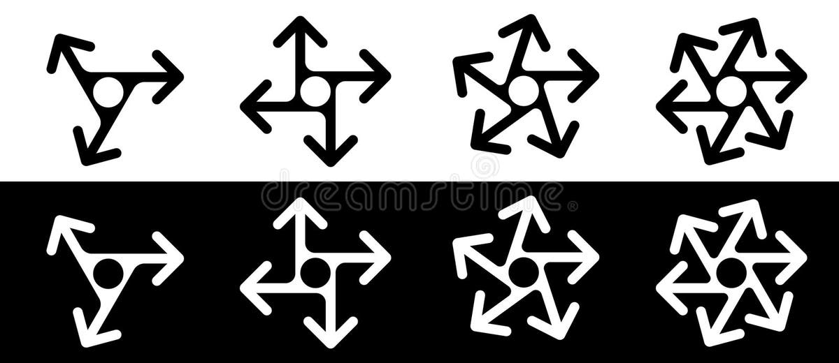 Wayfinding Arrows Stock Illustrations – 581 Wayfinding Arrows Stock ...