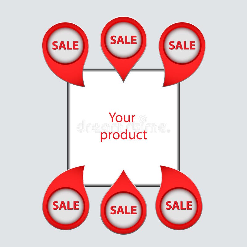 Set of Arrows, Pointers, To Sell Your Products Stock Vector ...