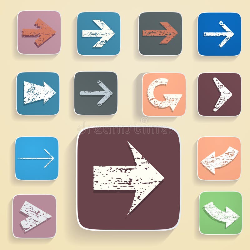 Old Style Directional Arrows Stock Illustrations – 27 Old Style ...