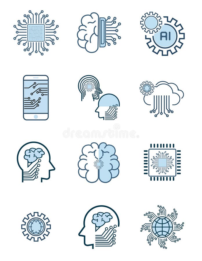 Ai Recognition Algorithm And Smart Object Identification Tiny Person Concept Stock Vector
