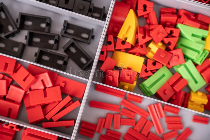 Set for Assembling Mechanical Toys. Stock Photo - Image of design ...