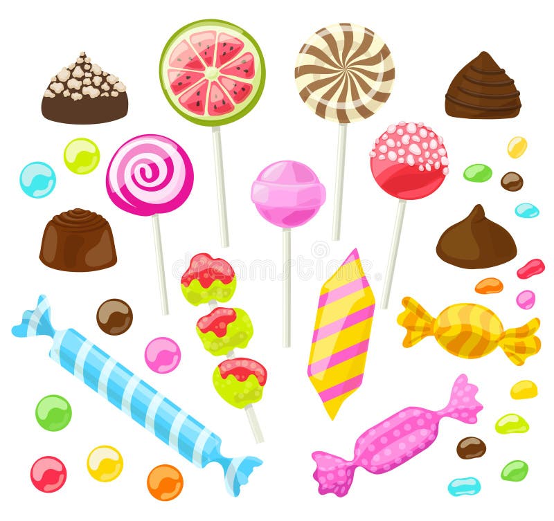 Assorted Candies Stock Illustrations – 2,796 Assorted Candies Stock ...