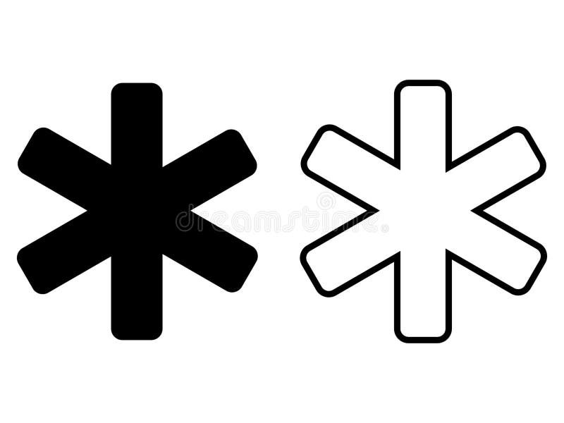 Recognized Typographic Symbol Stock Illustrations – 2 Recognized ...