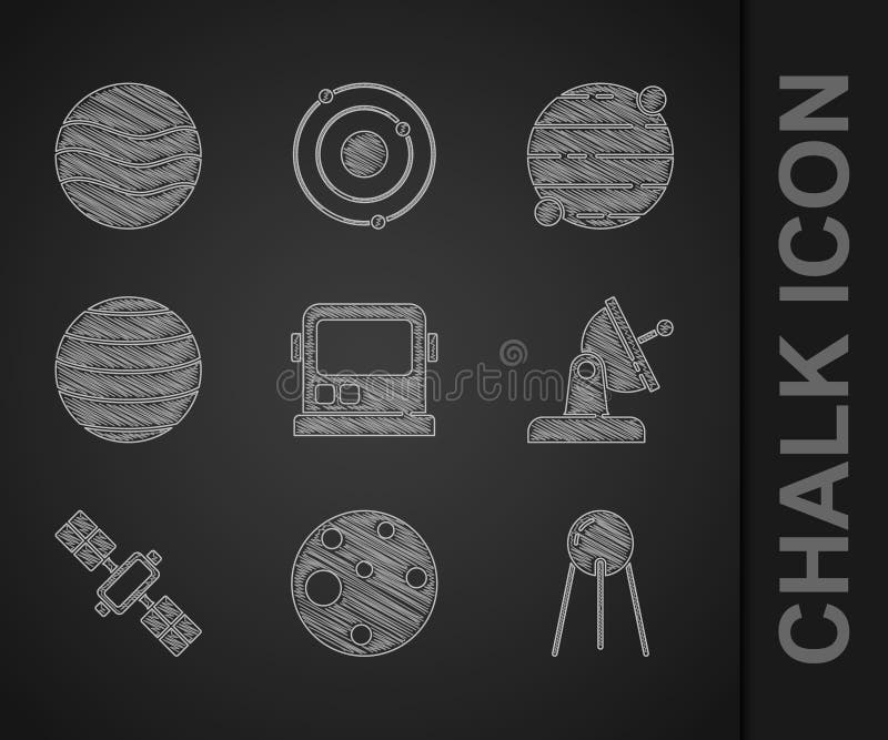 Set Astronaut Helmet, Planet Mars, Satellite, Dish, Venus, and Icon ... Set Astronaut Helmet, Planet Mars, Satellite, Dish, Venus, and Icon ...