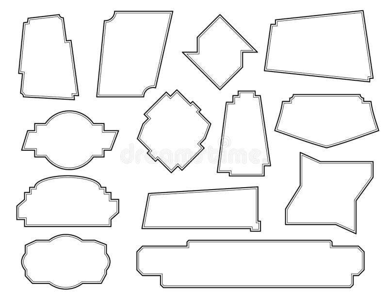 Asymmetric Frames Stock Illustrations – 287 Asymmetric Frames Stock ...