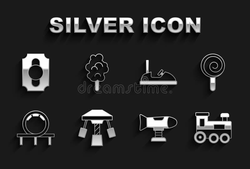 Set Attraction Carousel, Lollipop, Toy Train, Swing Plane, Roller ...