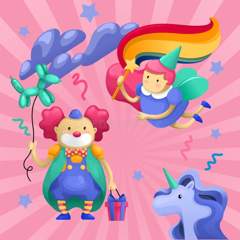 A Set of Attributes for a Birthday or Party. Stock Vector ...