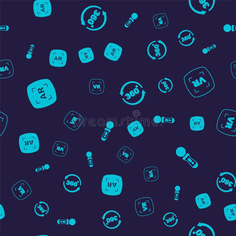 Set Augmented Reality AR, Virtual, 360 Degree View and VR Controller ...