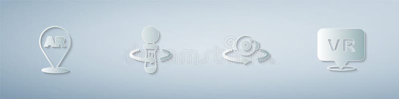 Set Augmented Reality AR, VR Controller Game, 360 Degree View and ...