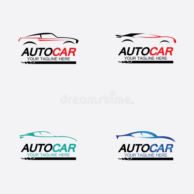 Set Auto Car Logo Symbol Icon Vector Design Template Stock Vector ...