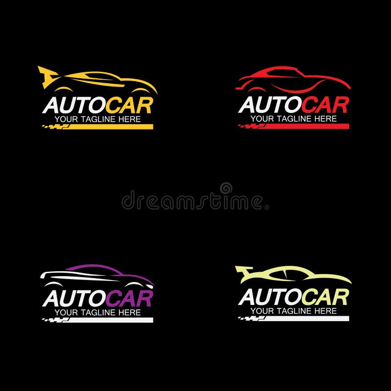 Set Auto Car Logo Symbol Icon Vector Design Template Stock Vector ...