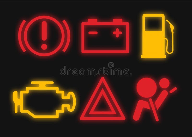Set of Auto Car Sign. Vector Illustration Stock Vector - Illustration ...