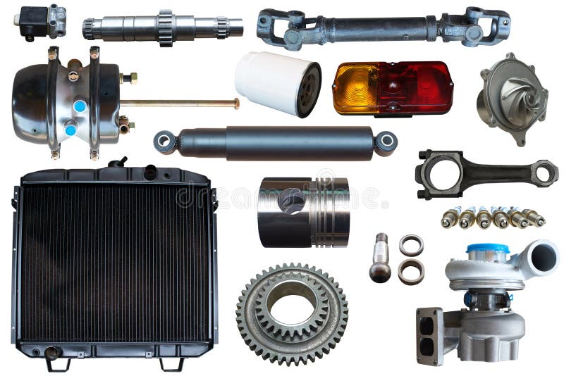 Set Autoteile stockbild. Bild von glare, filter, mechanisch - 16829375