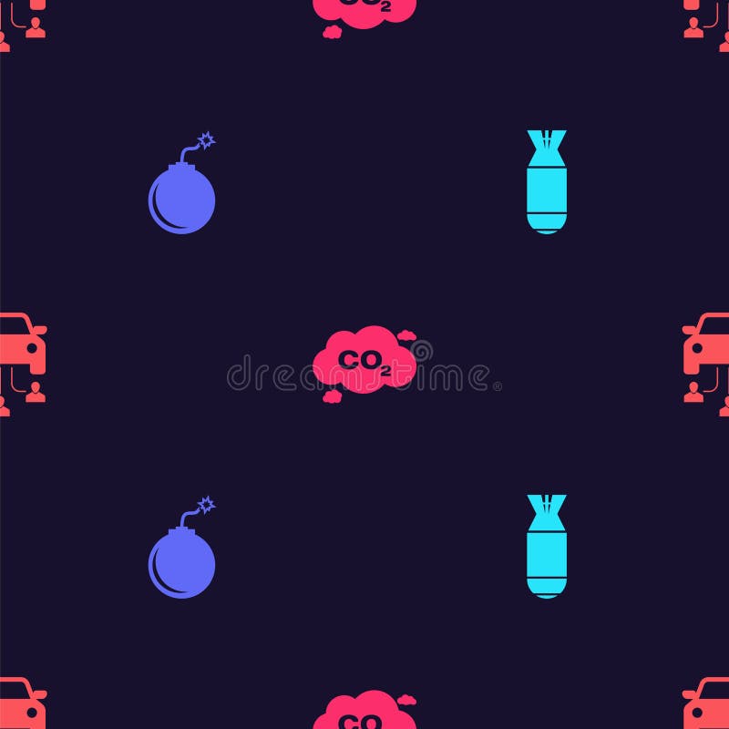 Set Aviation Bomb, Bomb Ready To Explode, CO2 Emissions in Cloud and ...