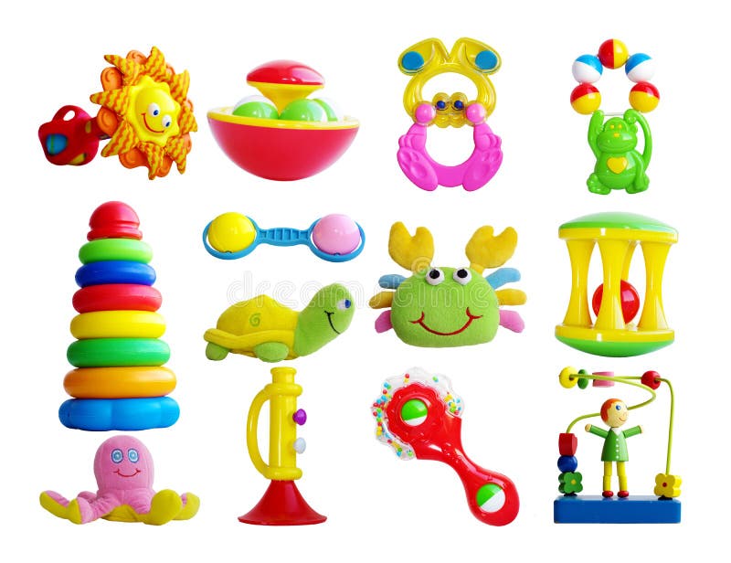 Set of baby s toys stock image. Image of color, multicolored - 36255069