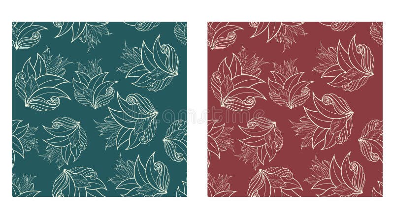 Set of 2 Backdrops. Decorative Page Background. Wedding Invitation ...