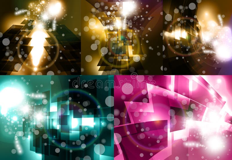 Set for background stock vector. Illustration of bright - 23455724