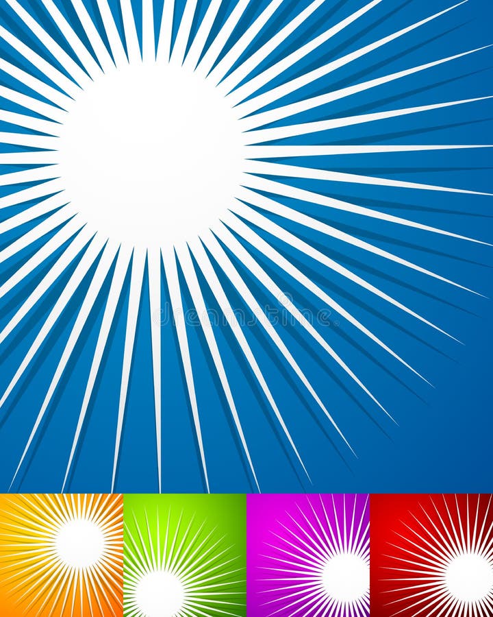 Abstract Spiky Shape Set. Vector Illustration. EPS 10 Stock Vector ...