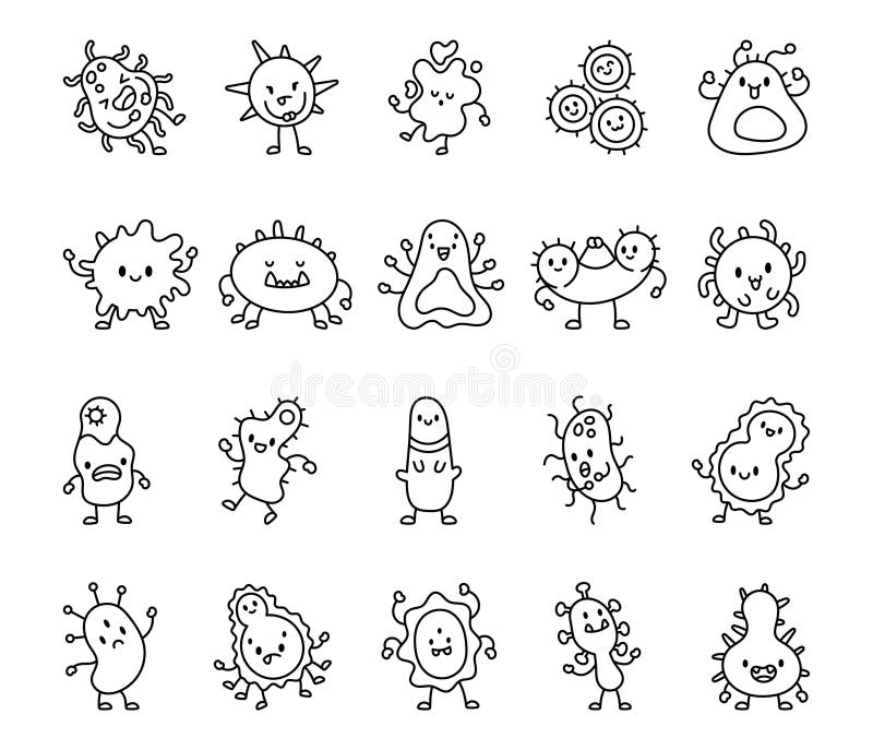 Bacteria Clip Art Stock Illustrations – 1,730 Bacteria Clip Art Stock ...