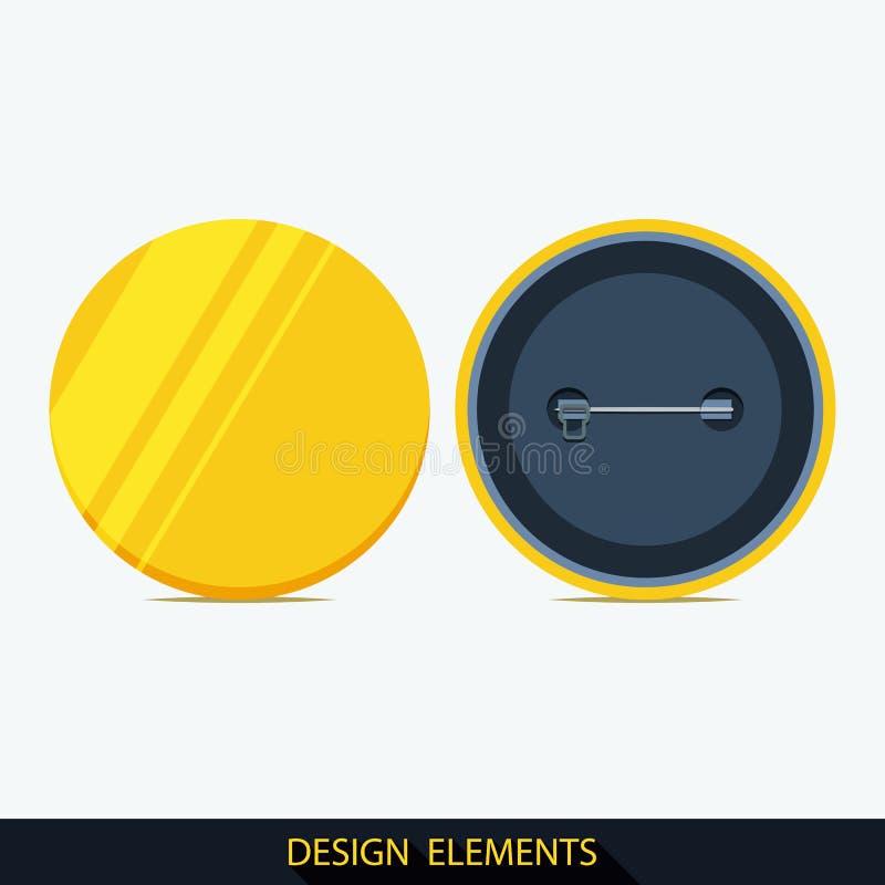 Set of Badges in Flat Style Stock Vector - Illustration of badge, back ...