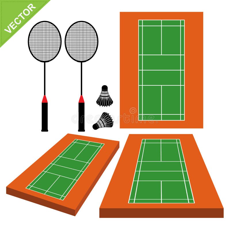 Badminton Court Stock Illustrations – 4,778 Badminton Court Stock ...