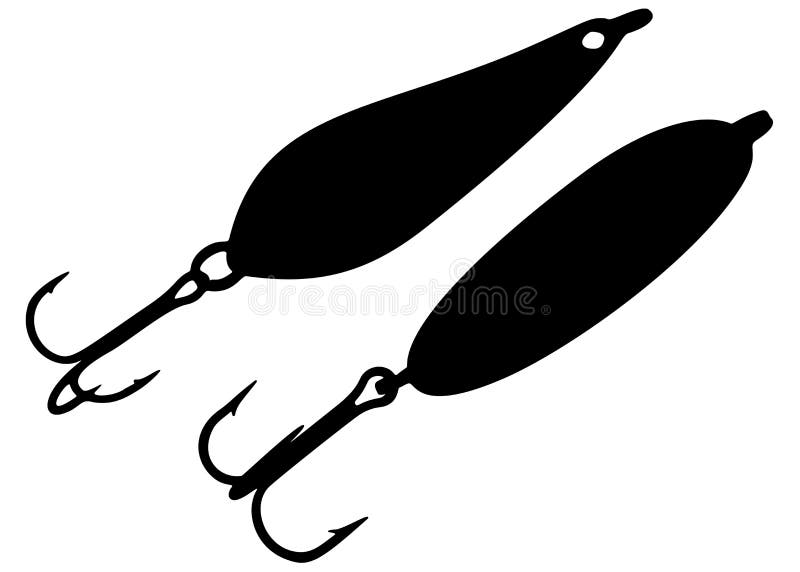 A set of bait for fishing. stock vector. Illustration of graphics ...