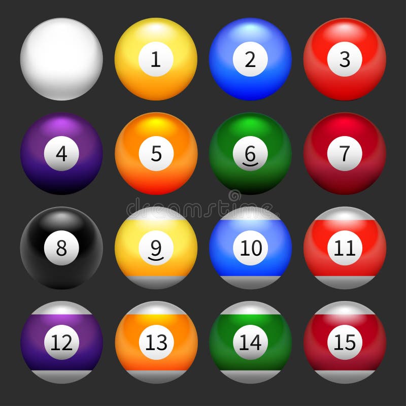 10 Ball Billiards Stock Illustrations – 115 10 Ball Billiards Stock ...