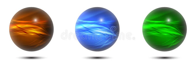 Set of balls in RGB stock vector. Illustration of object - 87335276