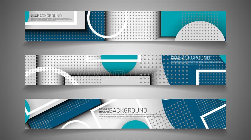 Set Banner Background for Your Design. Vector Graphic Design ...
