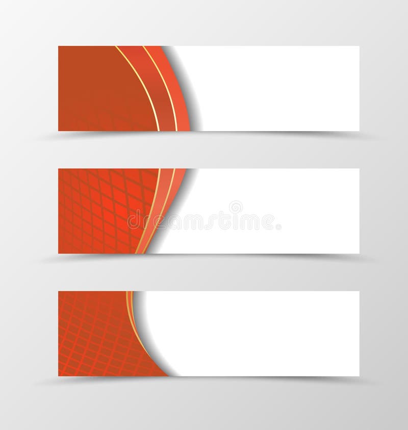 Set of banner grid design stock illustration. Illustration of card ...