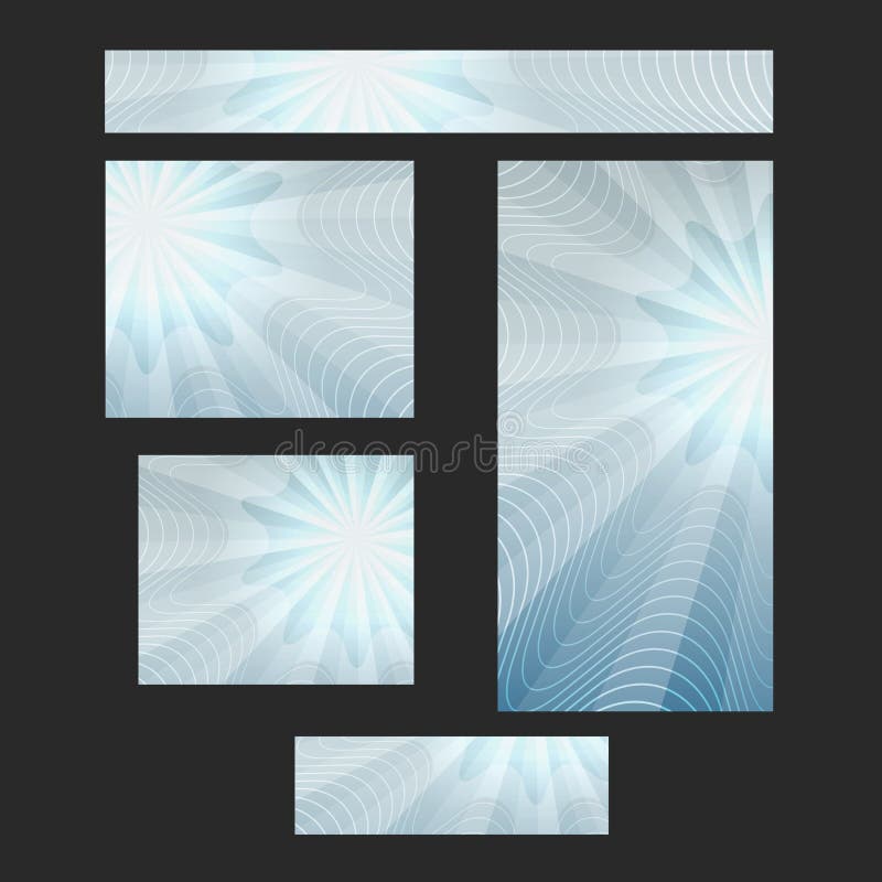 Set Banner Headline Horizontal Vertical Page Brochure Site03 Stock ...