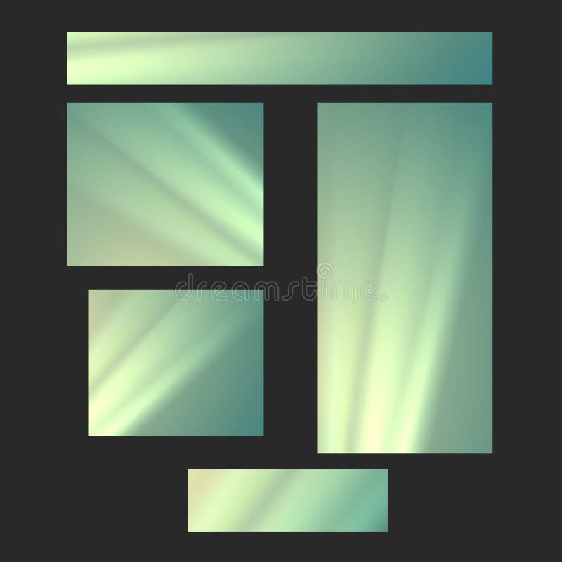 Set Banner Headline Horizontal Vertical Page Brochure Site06 Stock ...