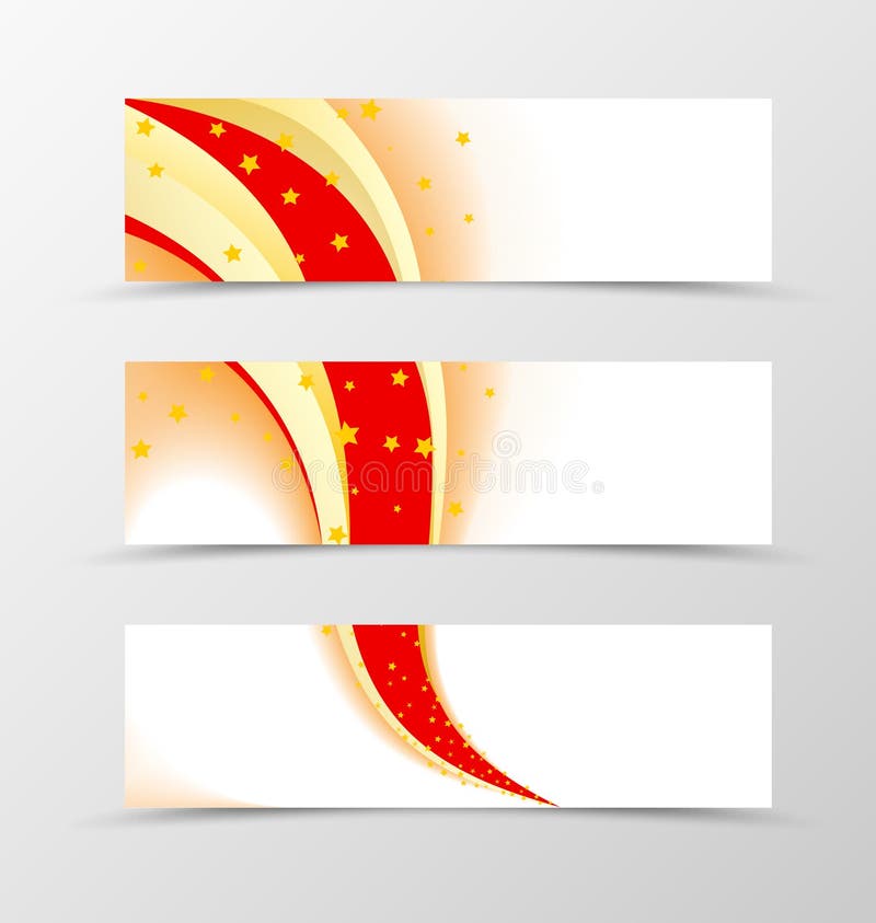 Set of banner star design stock illustration. Illustration of backdrop ...