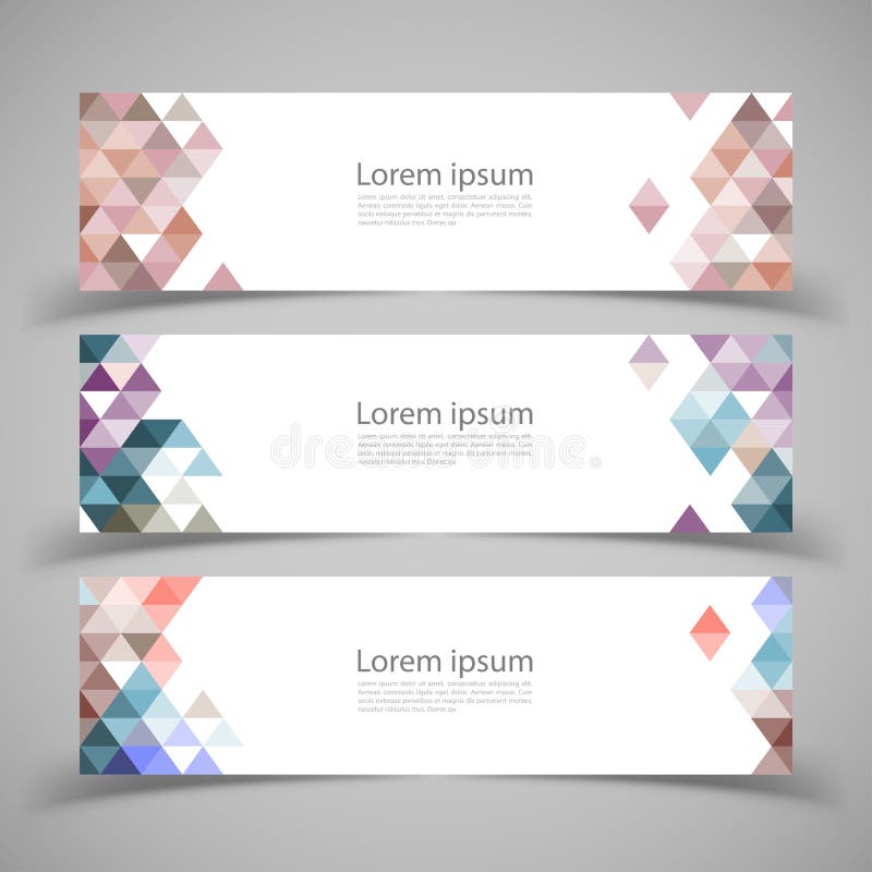 Set of Banner Templates.Vector Illustration. Stock Vector ... Set of Banner Templates.Vector Illustration. Stock Vector ...