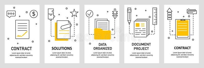Project Contracts Stock Illustrations – 146 Project Contracts Stock ...