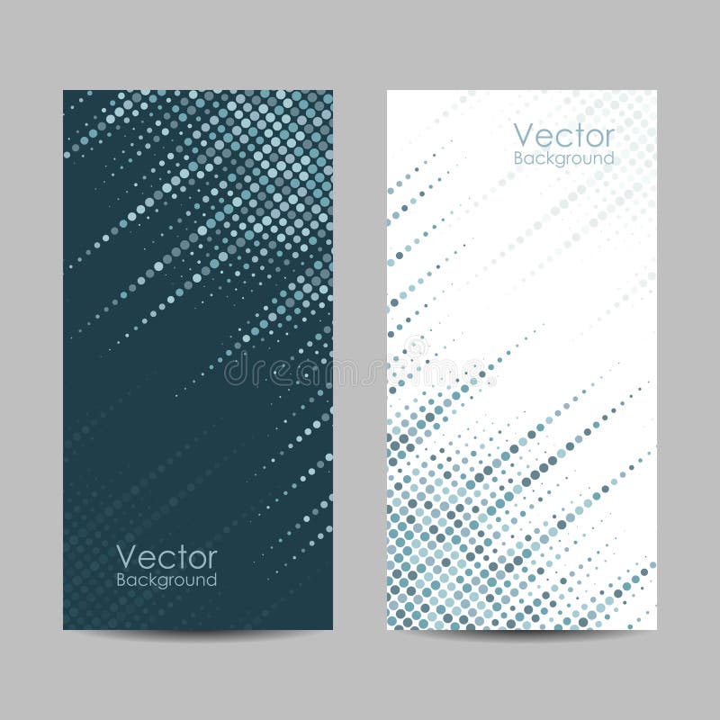 Set of Banners with Dots. Vector Illustration Stock Vector ...