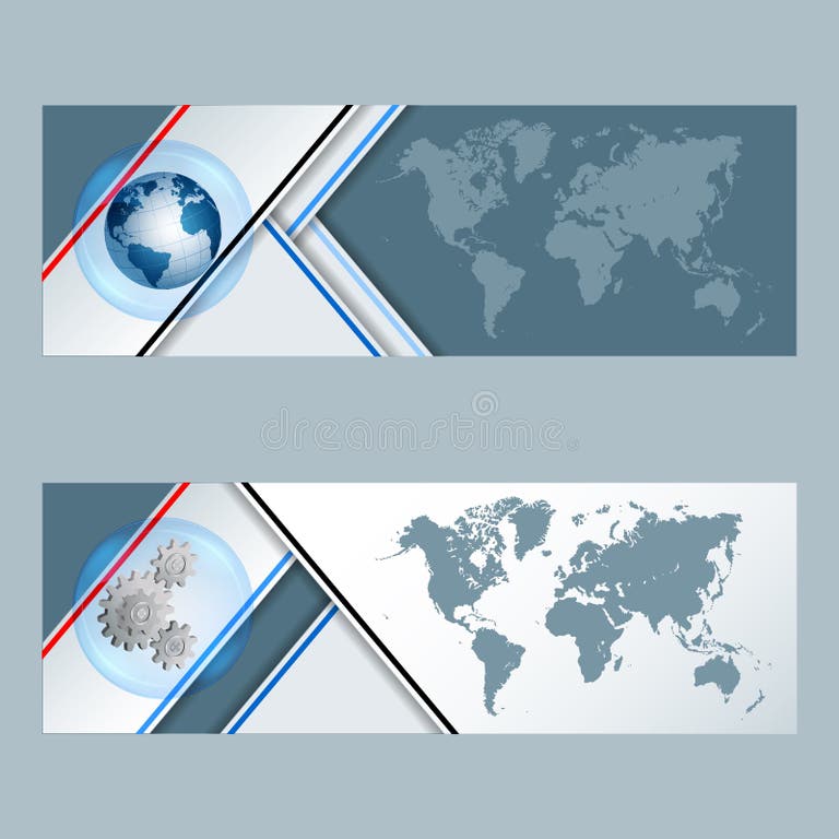 World Map Banners Stock Illustrations – 2,701 World Map Banners Stock ...