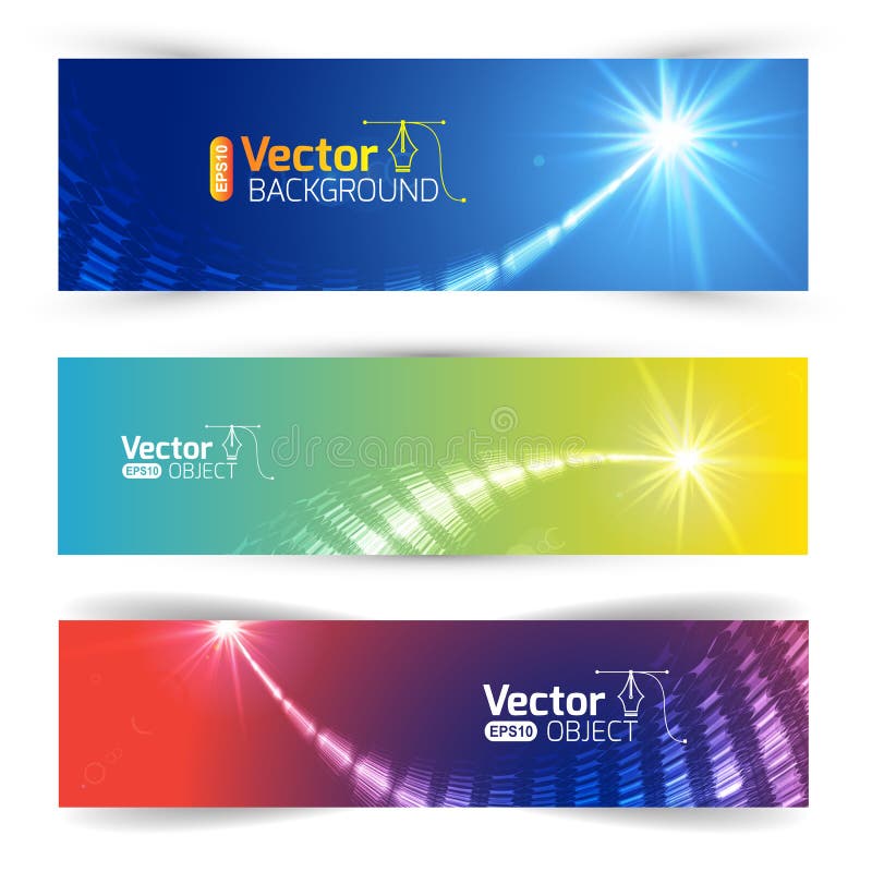 Set of banners stock illustration. Illustration of collection - 102176804