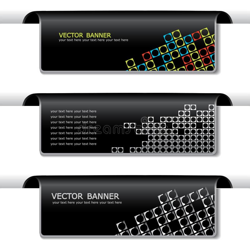 Set of Headers - Web Template Stock Vector - Illustration of selection, collection: 22468892
