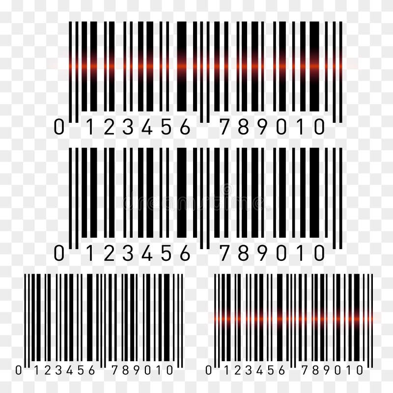Set of Bar Codes Isolated on White Background. Vector Stock Vector ... Set of Bar Codes Isolated on White Background. Vector Stock Vector ...