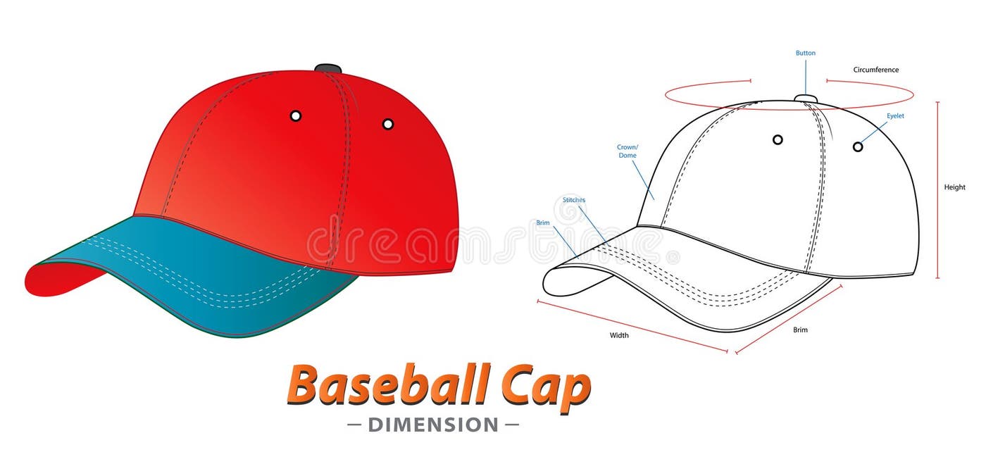 Hat Dimensions Stock Illustrations – 117 Hat Dimensions Stock ...