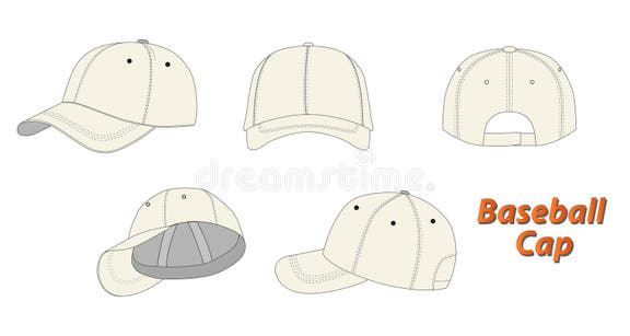 Set of Baseball Cap Dimensions, Various Hat Dimensions, Design and ...