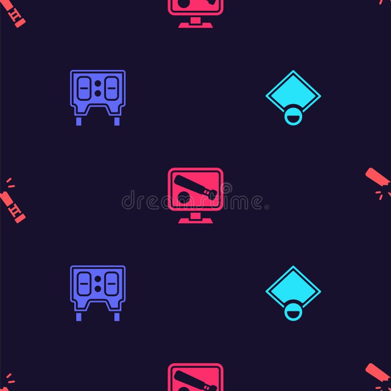 Set Baseball Field, Mechanical Scoreboard, Monitor with Baseball Game ...