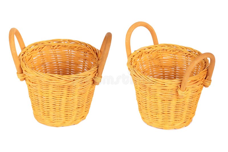 Set of Baskets. stock photo. Image of straw, flower, easter - 39698756