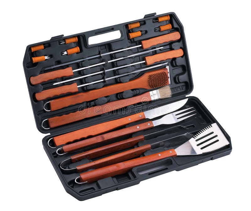 Outdoor Barbecue stock image. Image of outdoors, working - 1238557