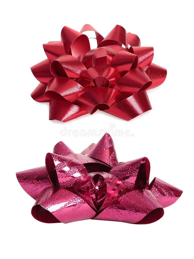 Set of Beautiful Colourful Bows Stock Photo - Image of object, isolated ...