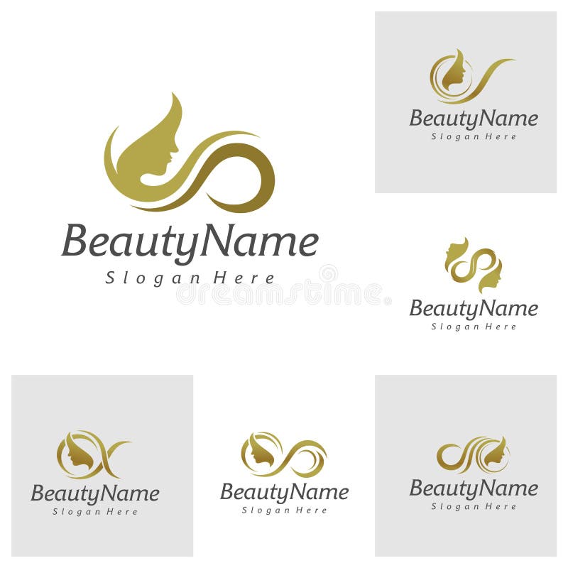Set of Beauty Logo Design Vector Template, Beauty Logo Concepts ...