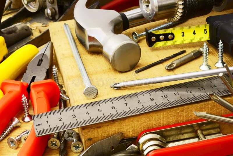 Set Bench joiner tool stock photo. Image of hobbies, model - 38395760