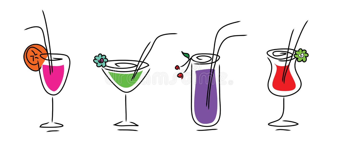 Flower Beverages Stock Illustrations – 2,773 Flower Beverages Stock ...